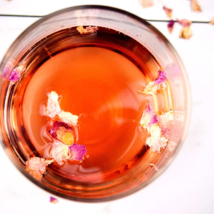 Flower Power Cocktail with Rosé and St-Germain