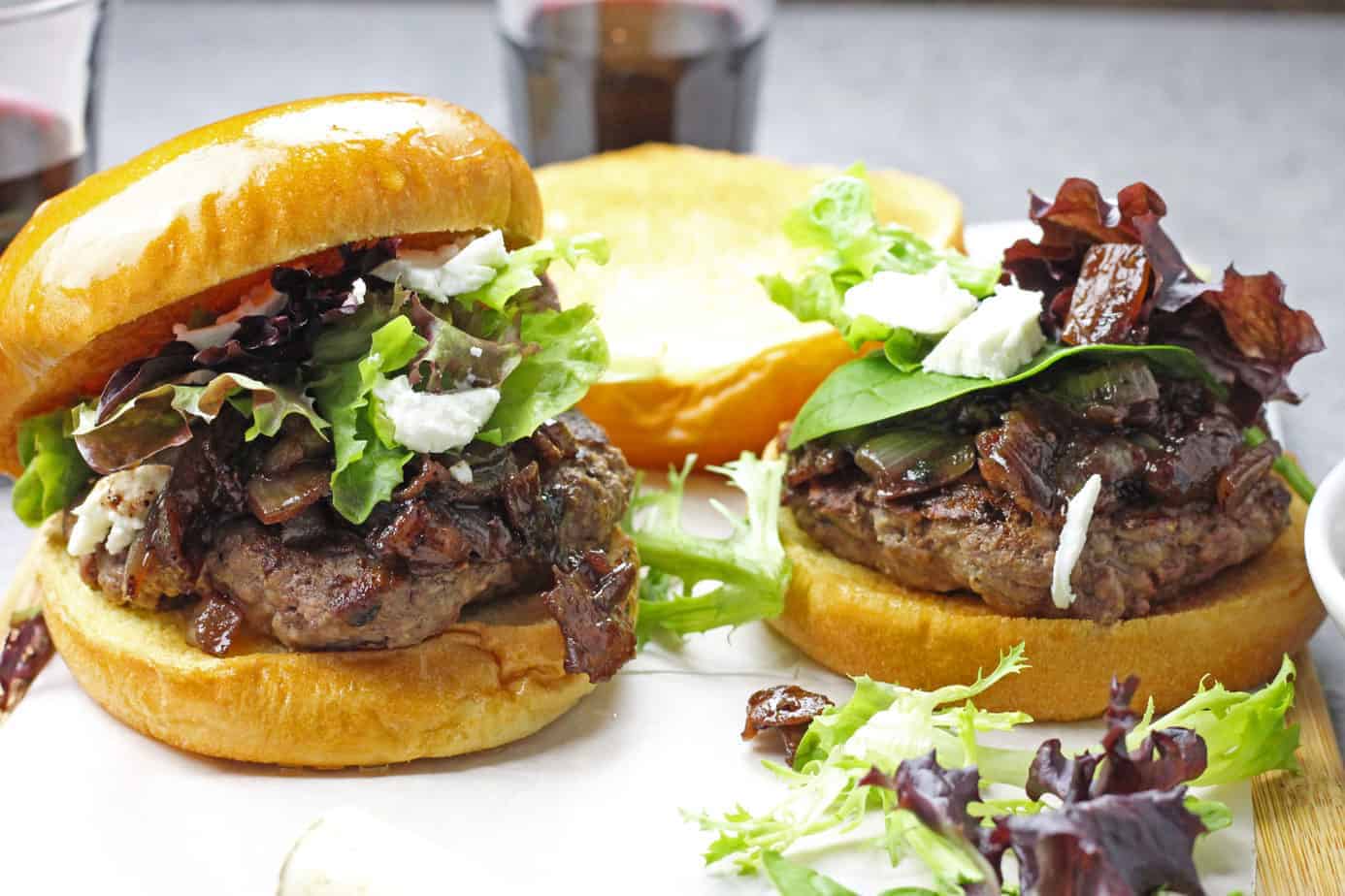 Wine Country Burgers - A Grateful Meal