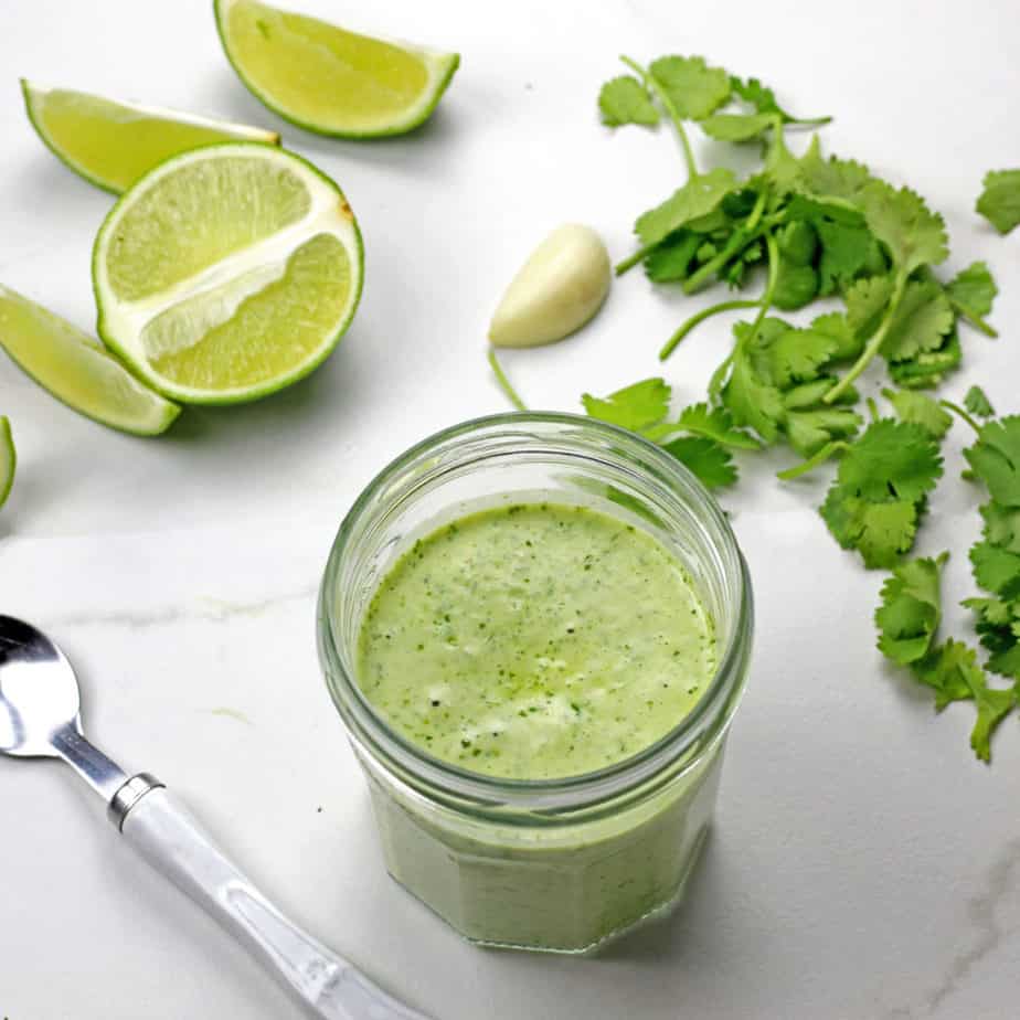 Cilantro Garlic Sauce - A Grateful Meal