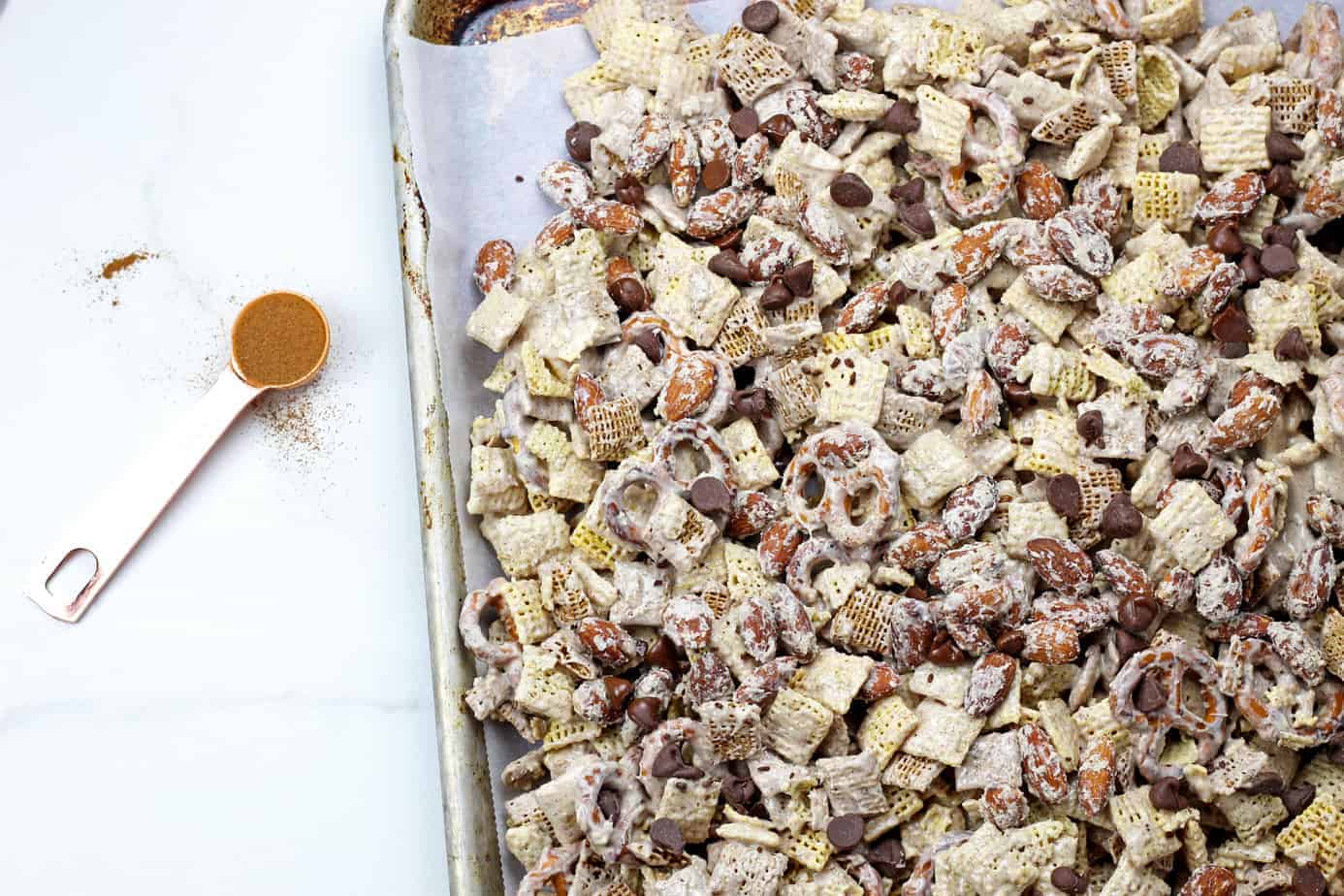 Churro Chex Mix - A Grateful Meal