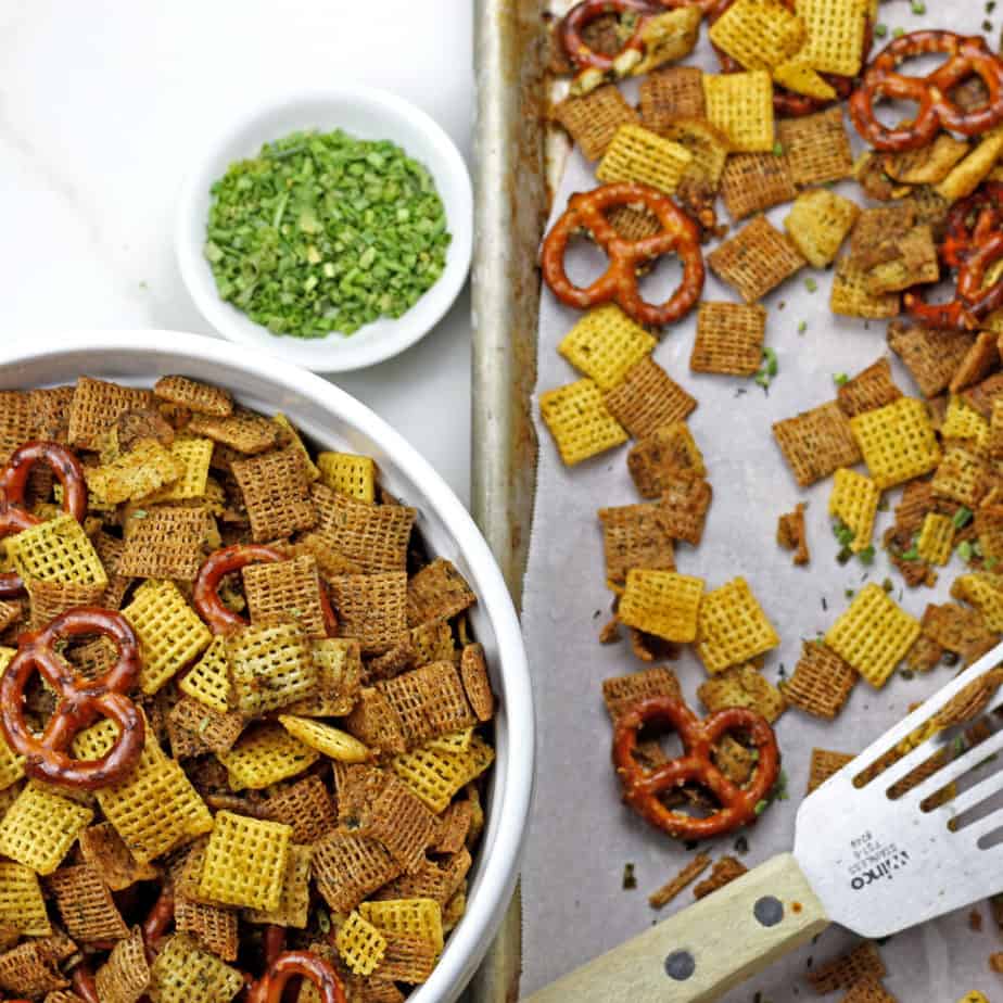 Ranch Chex Mix - A Grateful Meal