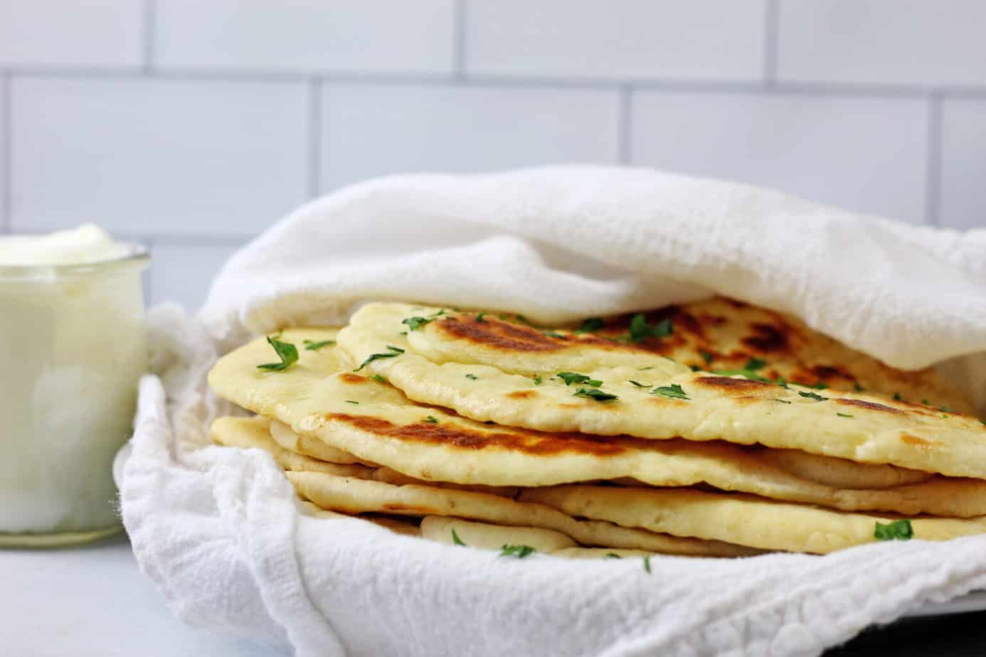 Yogurt Flatbread Recipe - A Grateful Meal