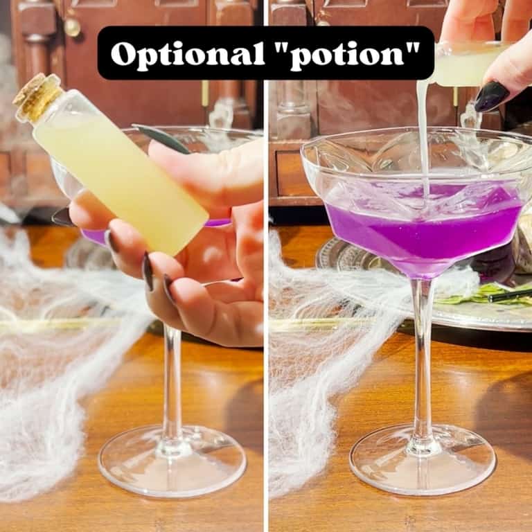 Hocus Pocus Cocktail Recipe - A Grateful Meal