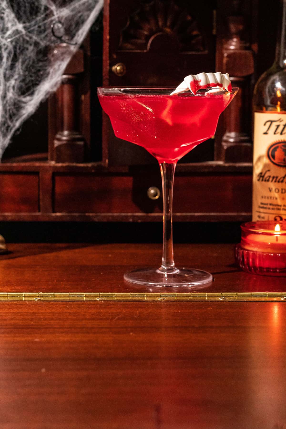 Halloween Vampire's Kiss Cocktail Recipe - A Grateful Meal