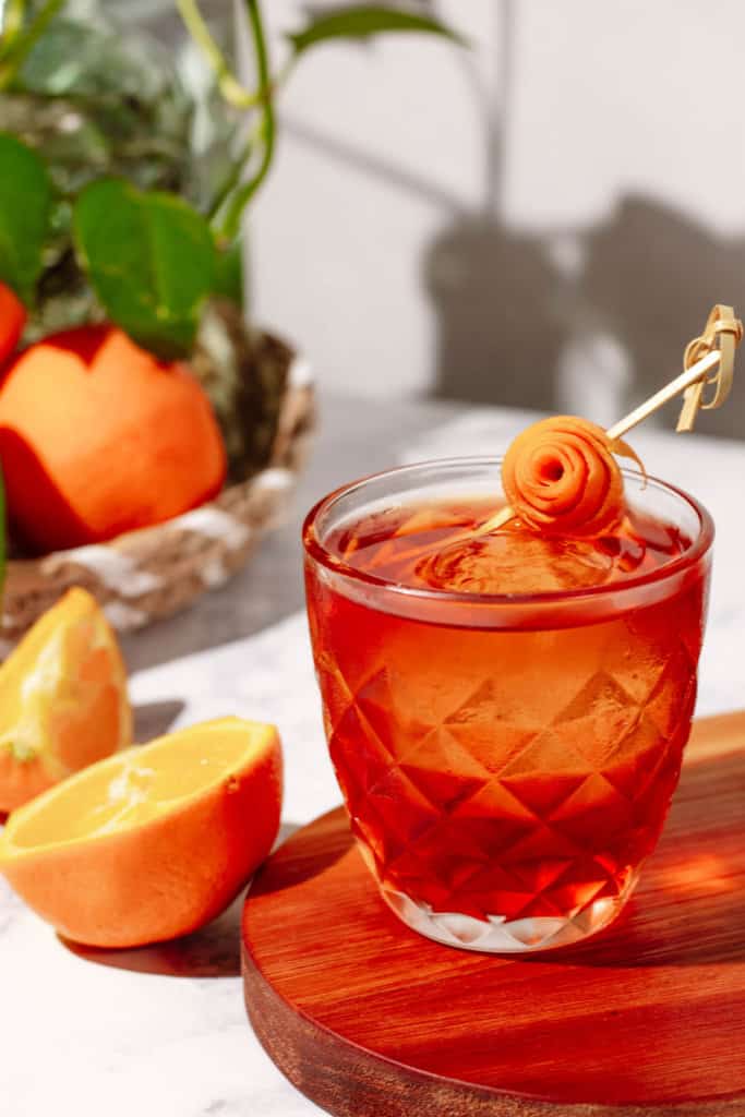 Aperol Negroni (Aperol Gin Cocktail) - A Grateful Meal