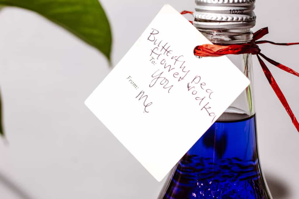 DIY Butterfly Pea Infused Vodka [Perfect DIY Gift] - A Grateful Meal
