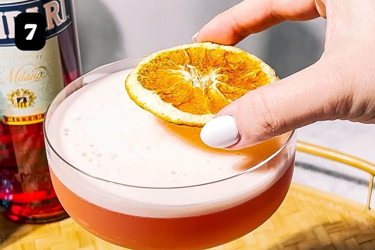 Negroni Sour - A Grateful Meal