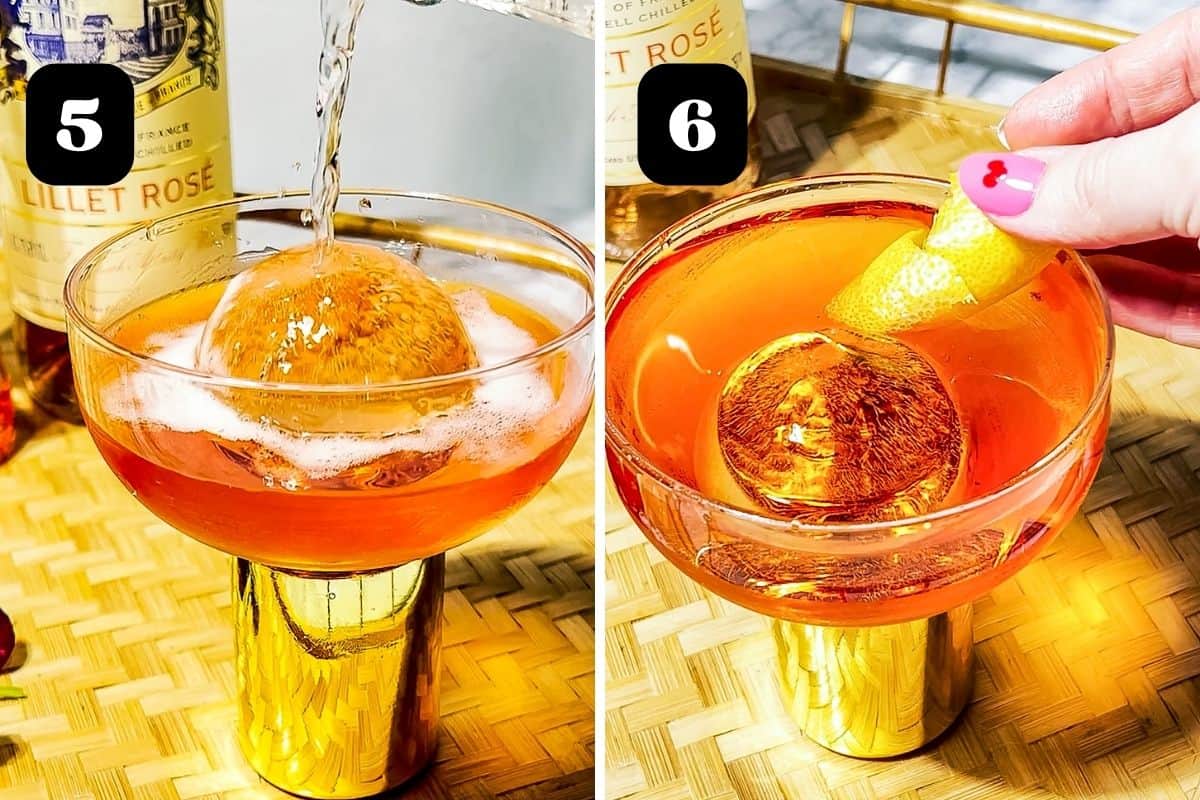 Rosé Pink Negroni - A Grateful Meal