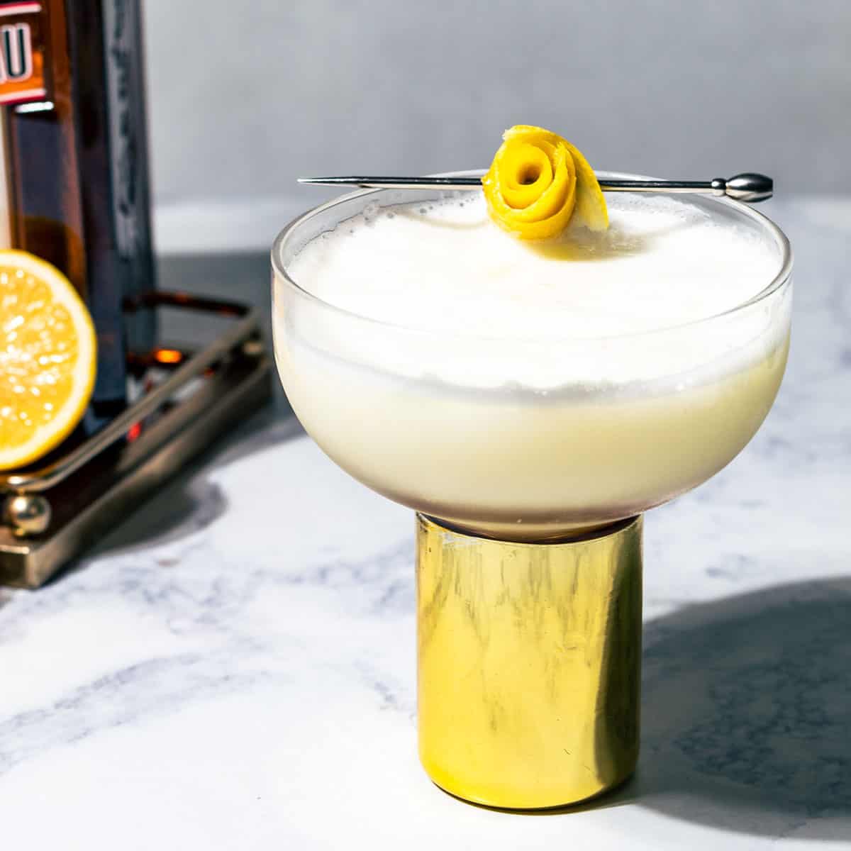 Classic White Lady Cocktail Recipe with Gin - A Grateful Meal