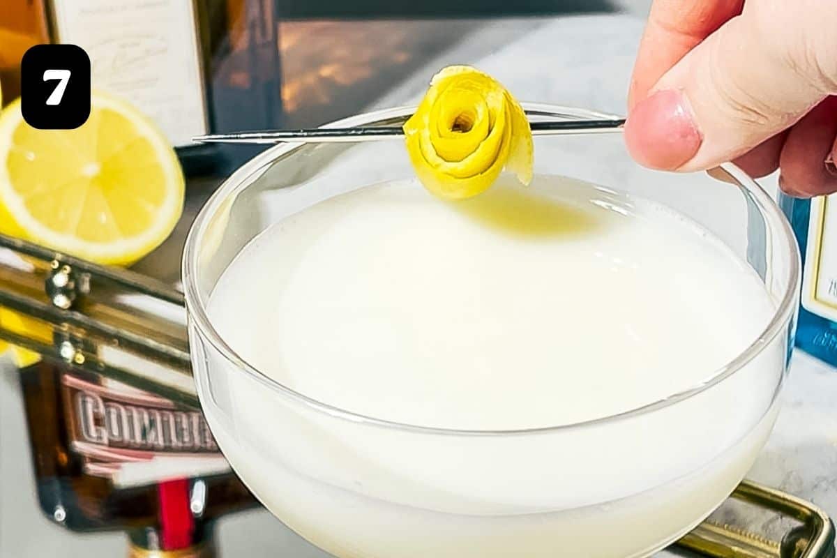 Classic White Lady Cocktail Recipe with Gin - A Grateful Meal