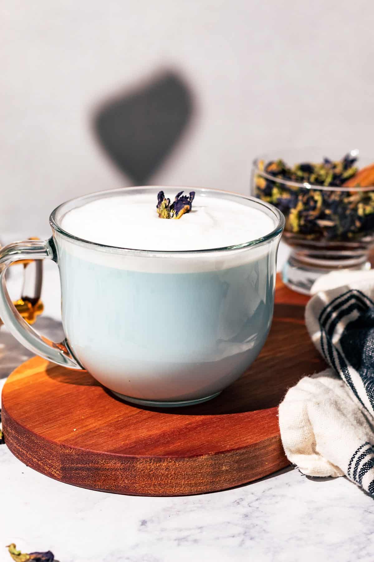 Blue Butterfly Pea Latte (Mermaid Latte) - A Grateful Meal