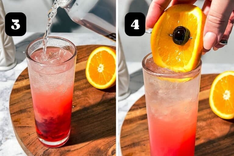 Campari Soda Cocktail with Orange - A Grateful Meal