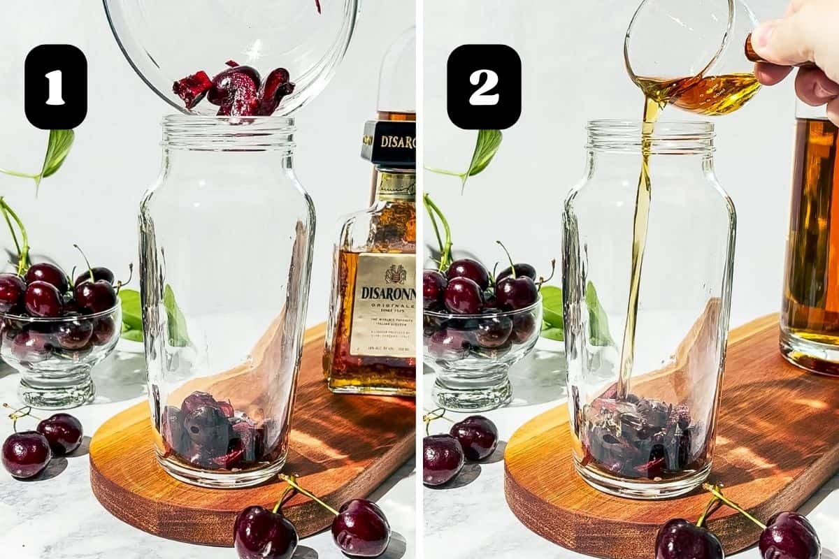 Best Cherry Whiskey Amaretto Sour Cocktail - A Grateful Meal