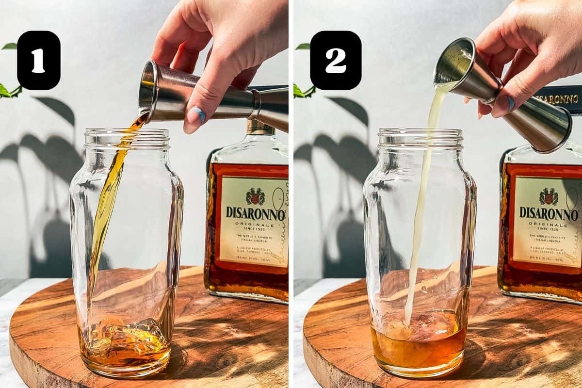 Easy Disaronno Fizz (Amaretto Fizz) - A Grateful Meal