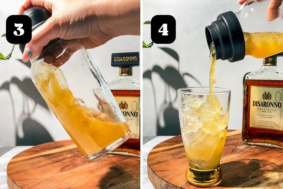 Easy Disaronno Fizz (Amaretto Fizz) - A Grateful Meal