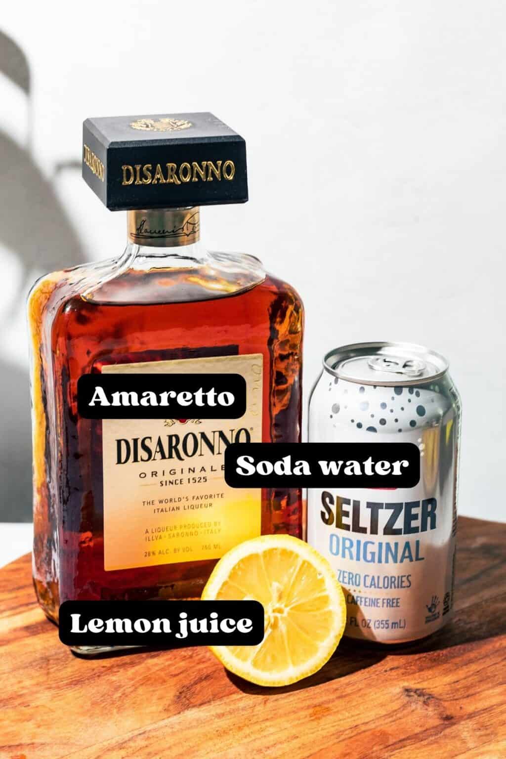 Easy Disaronno Fizz (Amaretto Fizz) - A Grateful Meal