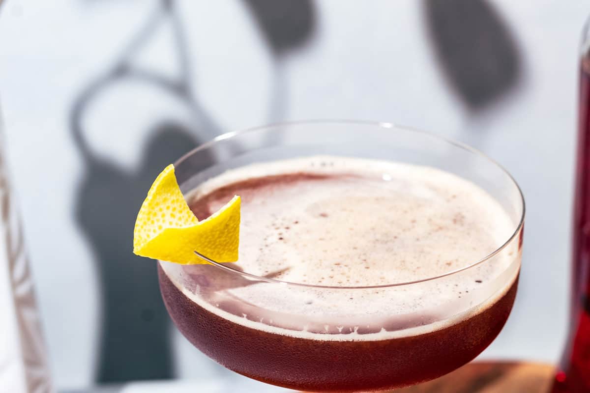 Paper Plane Cocktail - A Grateful Meal
