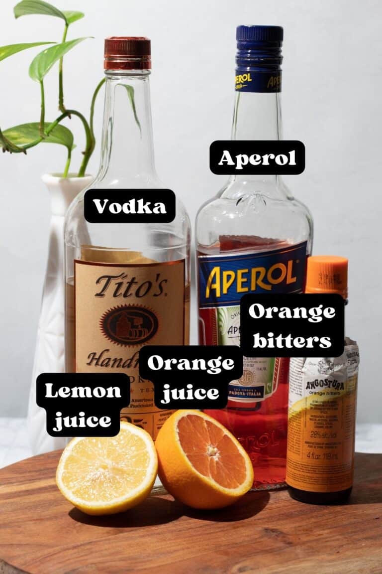 Easy Aperol Vodka Martini Cocktail - A Grateful Meal