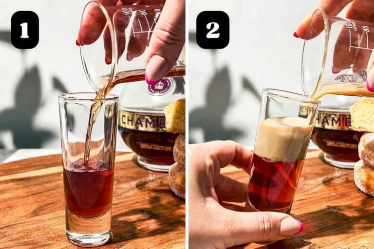 Raspberry Jam Donut Shot with Baileys and Chambord - A Grateful Meal