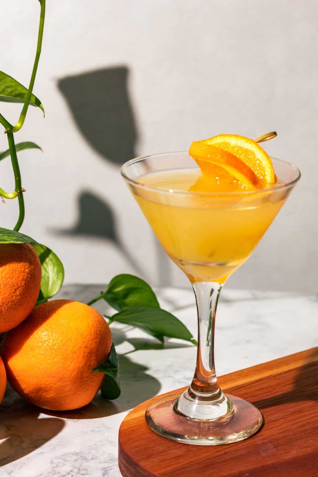 Orange Creamsicle Martini Cocktail with Whipped Vodka - A Grateful Meal