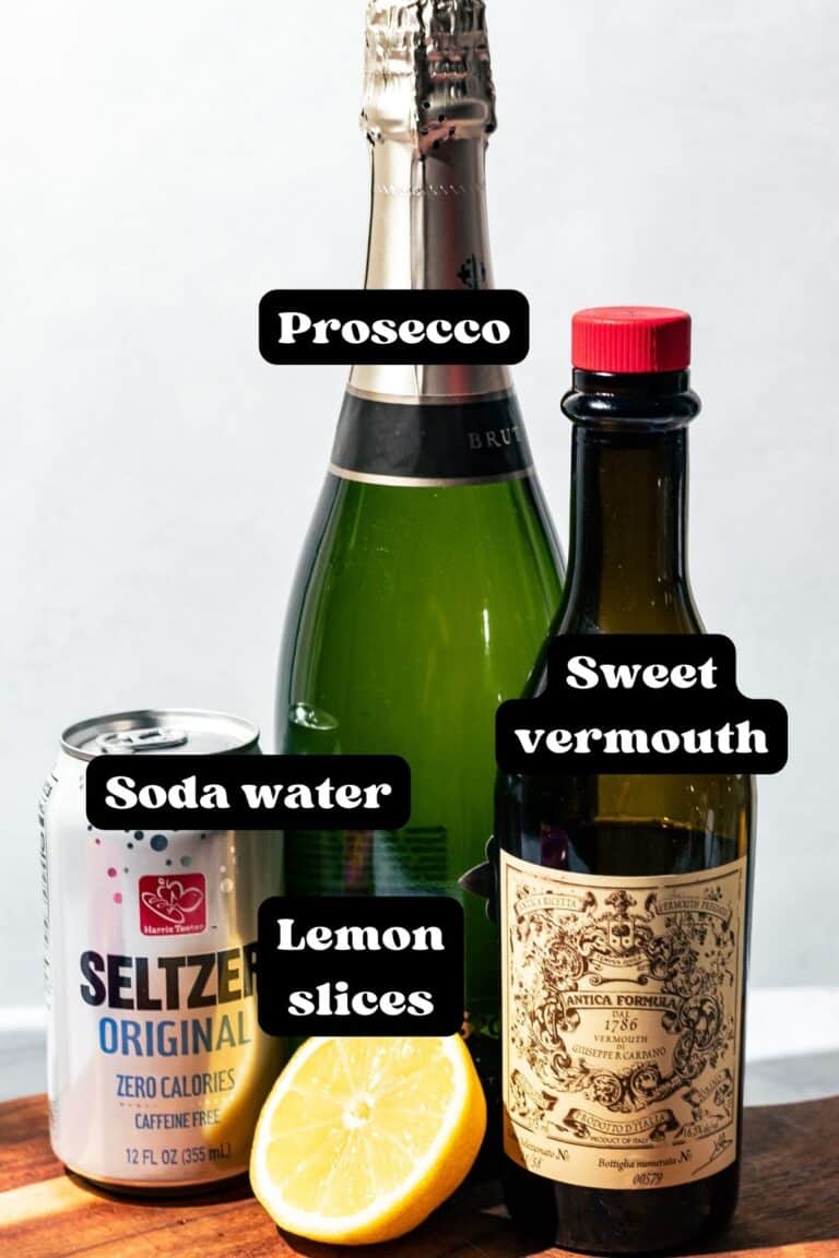 Italian Sweet Vermouth Spritz Cocktail - A Grateful Meal
