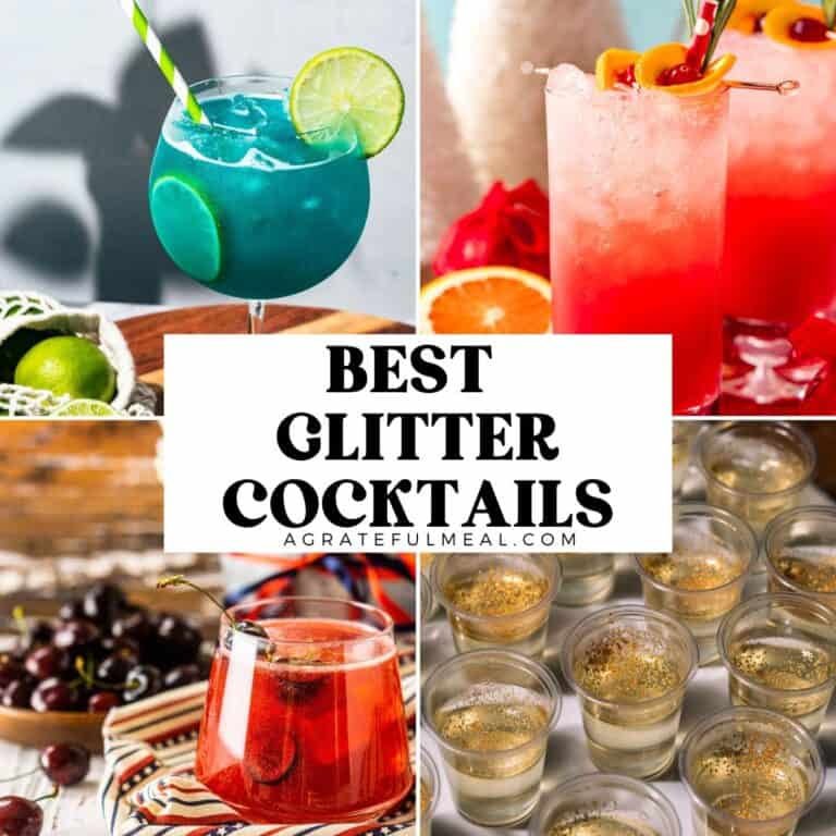 17 Glitter Cocktails to Add Sparkle to Your Night - A Grateful Meal