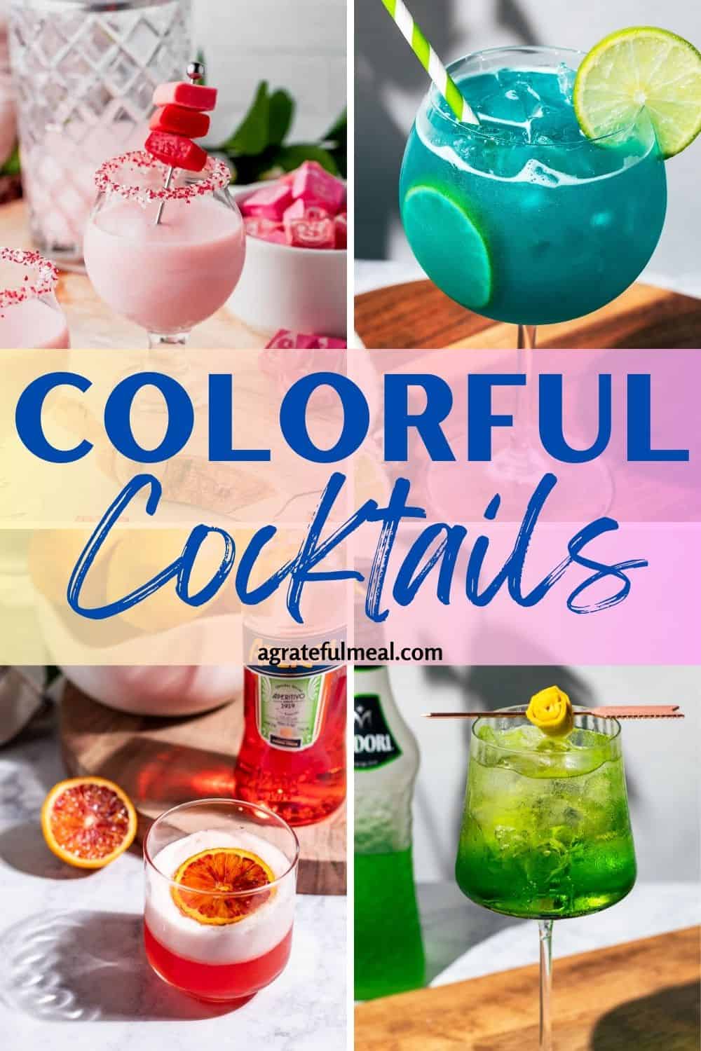 32 Best Colorful Cocktails to Brighten Your Bar Cart - A Grateful Meal