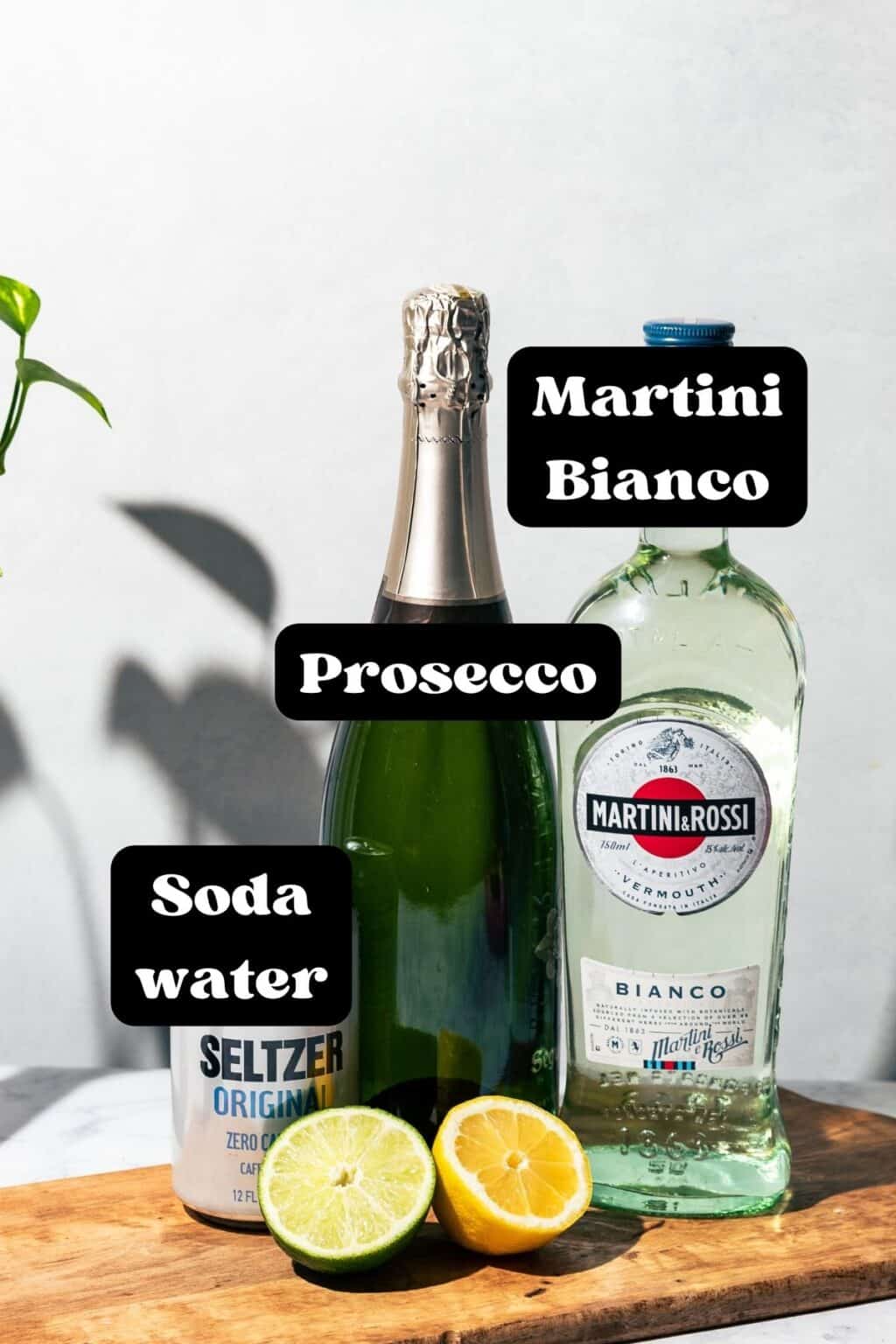 Easy Martini Bianco Spritz Cocktail - A Grateful Meal