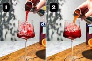 Campari Tonic Cocktail - A Grateful Meal