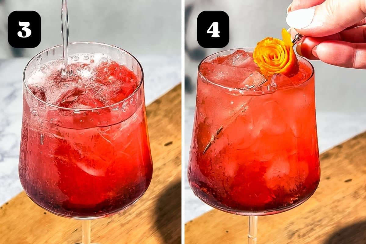 Campari Tonic Cocktail - A Grateful Meal