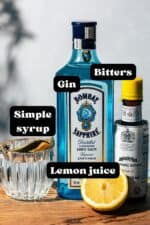 Fitzgerald Cocktail (Easy Gin Sour Variation) - A Grateful Meal