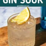 Fitzgerald Cocktail (Easy Gin Sour Variation) - A Grateful Meal
