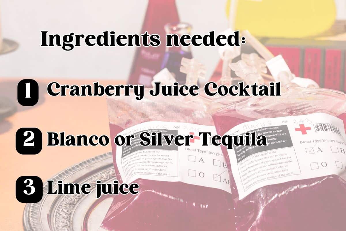 IV Blood Bag Cocktails for Halloween - A Grateful Meal