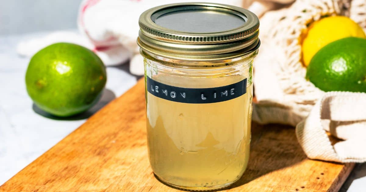 Lemon Lime Syrup (Homemade Sweet and Sour Mix) - A Grateful Meal