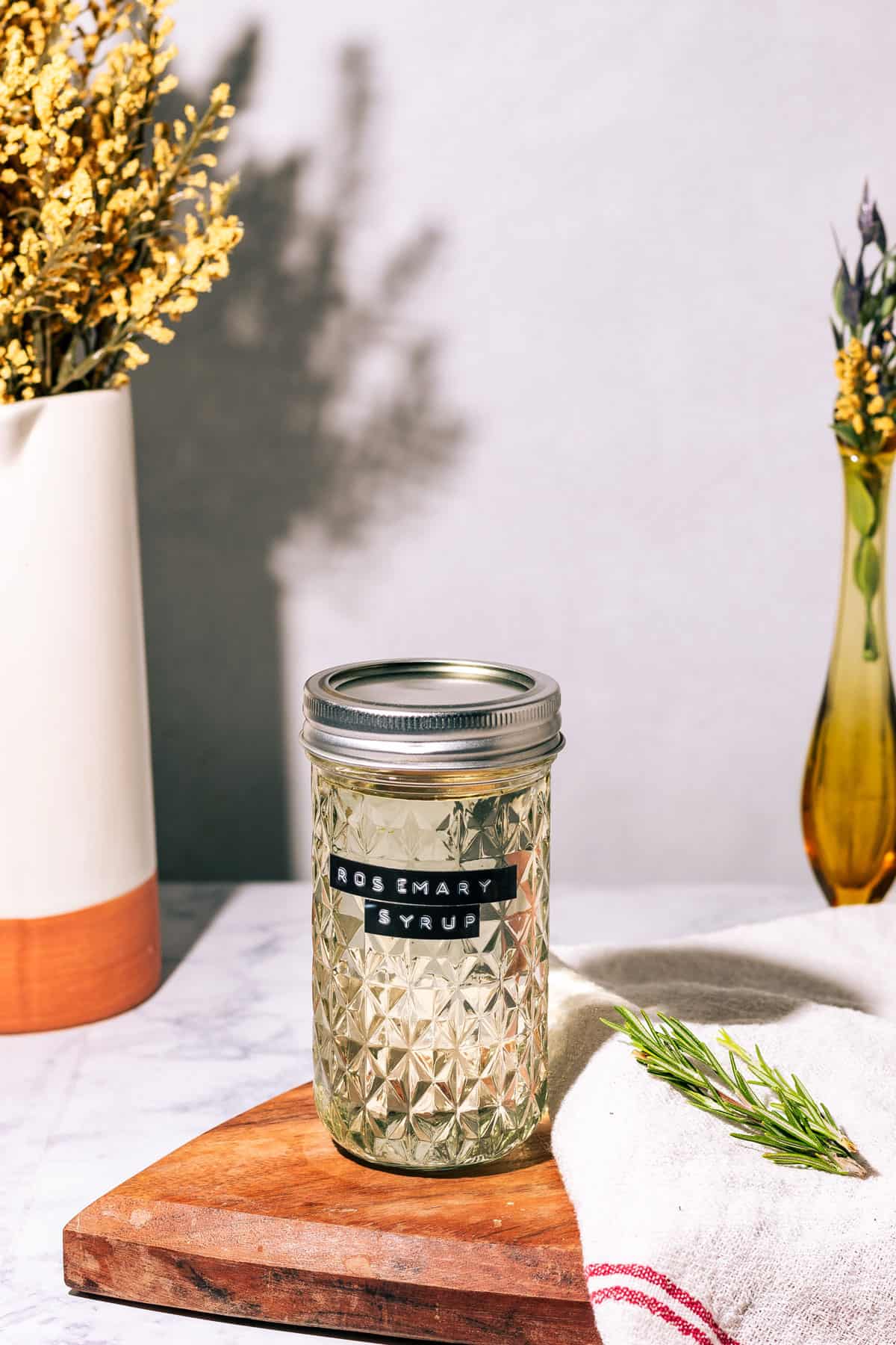 Easy Rosemary Simple Syrup Recipe - A Grateful Meal