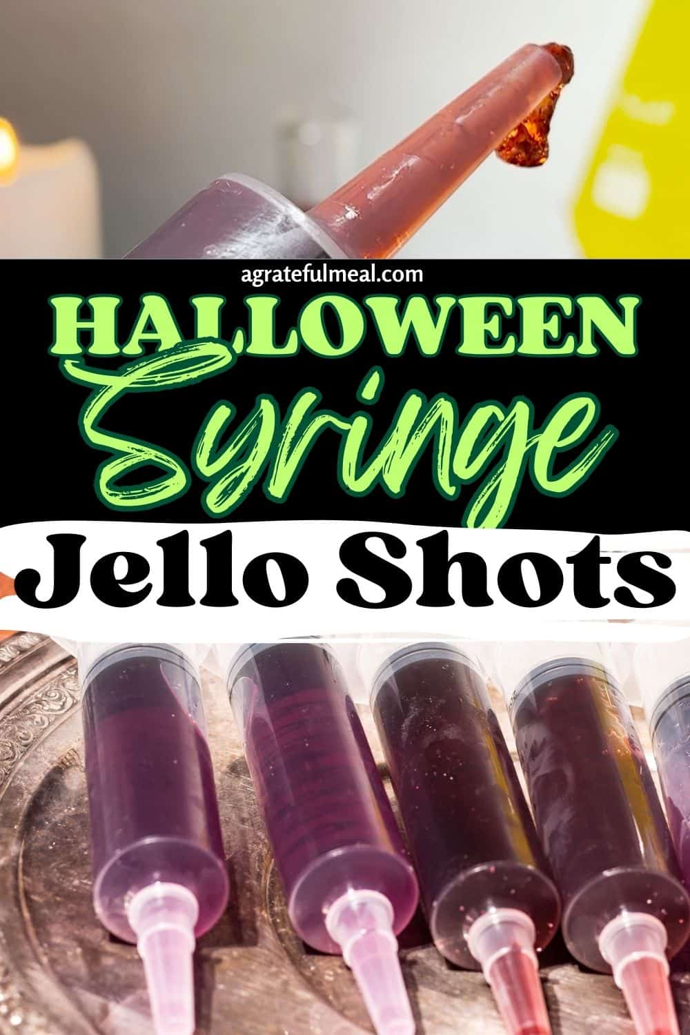 How to Make Syringe Jello Shots for Halloween - A Grateful Meal