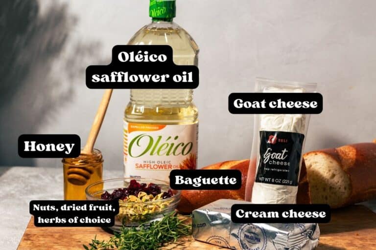 Easy Whipped Goat Cheese with Toasted Crostini - A Grateful Meal