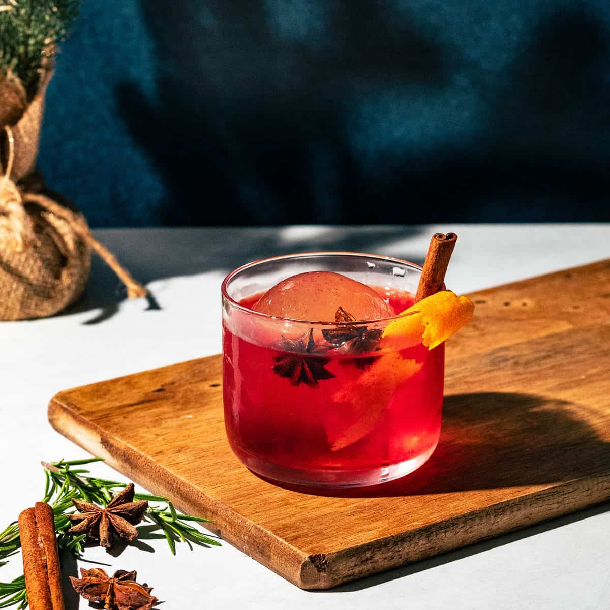 Winter Spiced Negroni Cocktail - A Grateful Meal