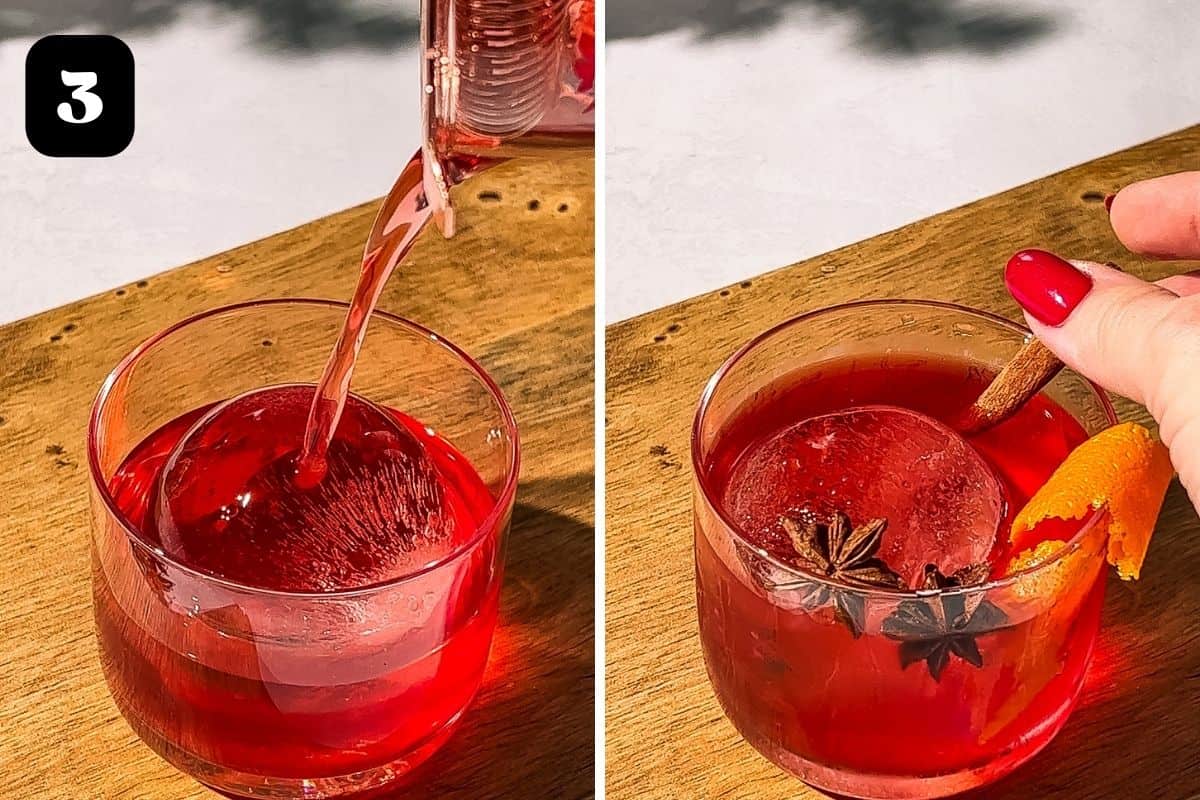 Winter Spiced Negroni Cocktail - A Grateful Meal