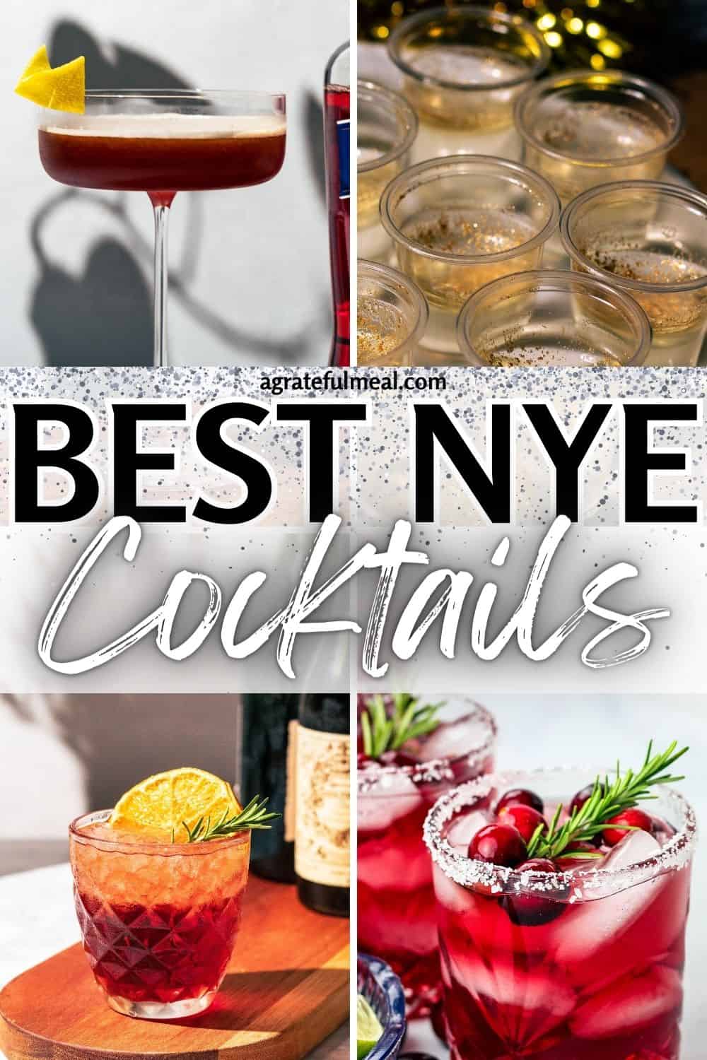 17 New Year's Eve Cocktails to Ring in 2025 - A Grateful Meal
