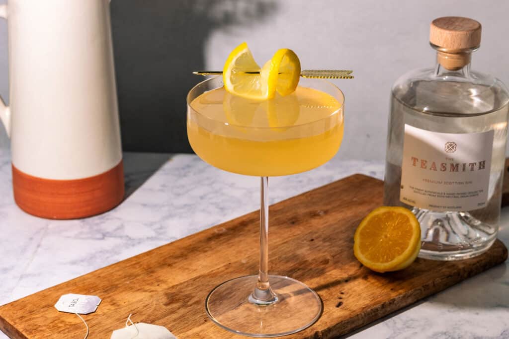 Earl Grey Tea Martini with Gin - A Grateful Meal