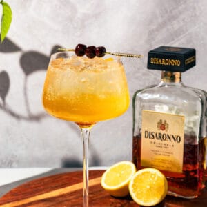 Easy Amaretto Spritz Cocktail Recipe - A Grateful Meal