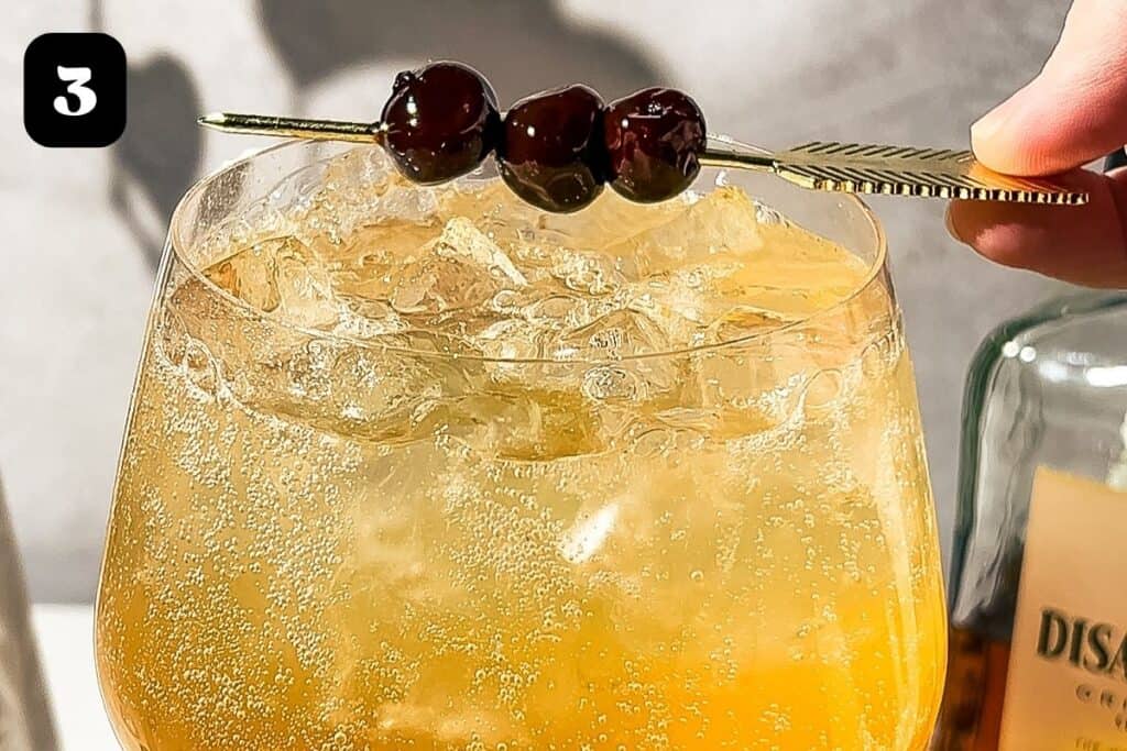 Easy Amaretto Spritz Cocktail Recipe - A Grateful Meal