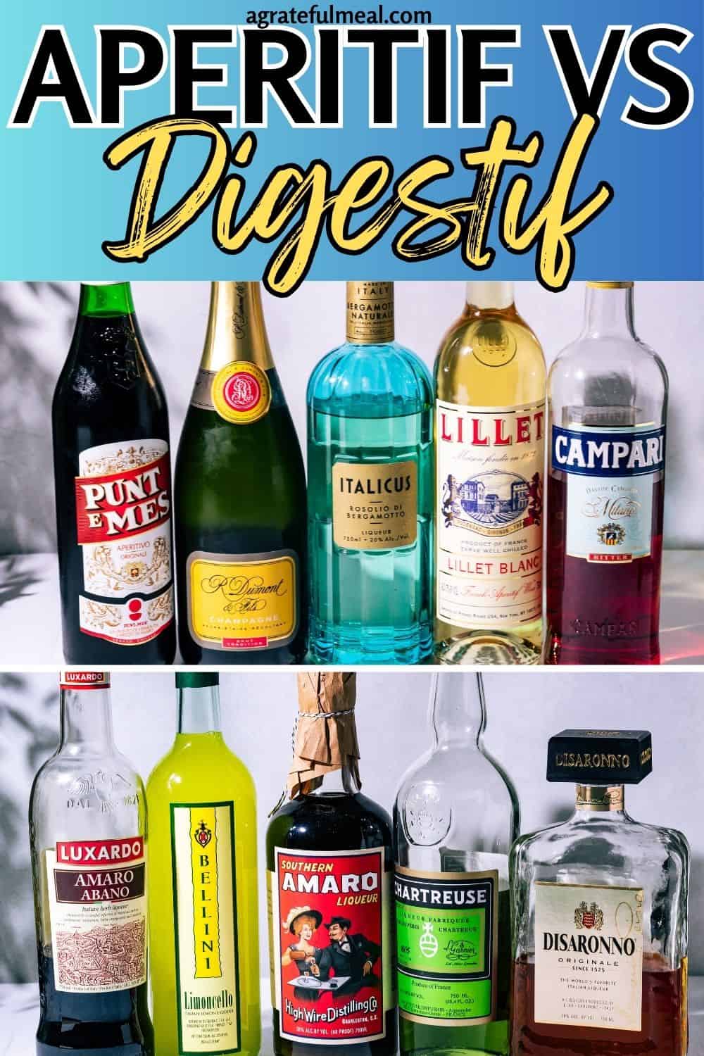 Aperitif vs. Digestif Guide - Learn the Differences - A Grateful Meal