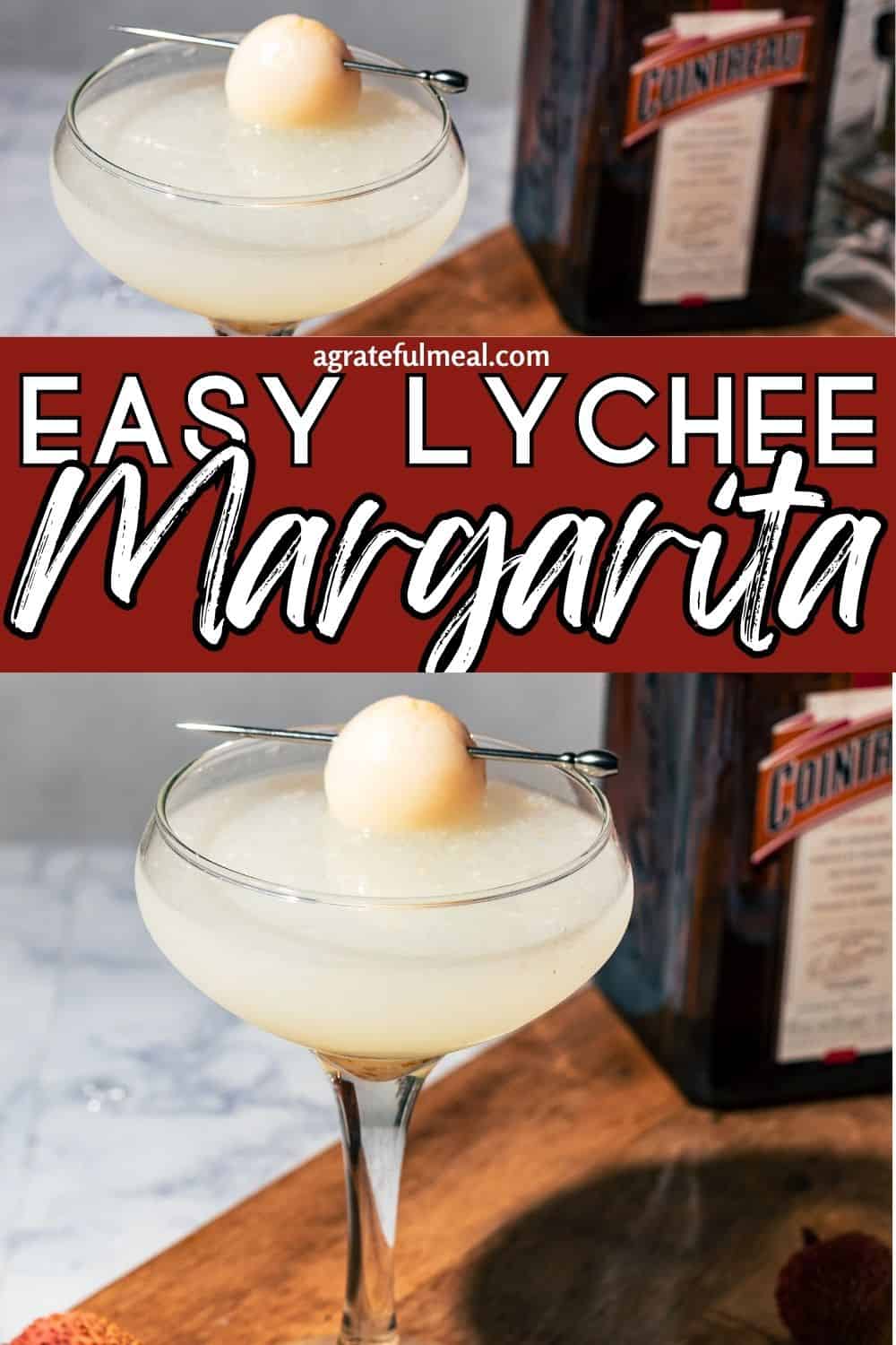 Lychee Margarita Cocktail Recipe - A Grateful Meal