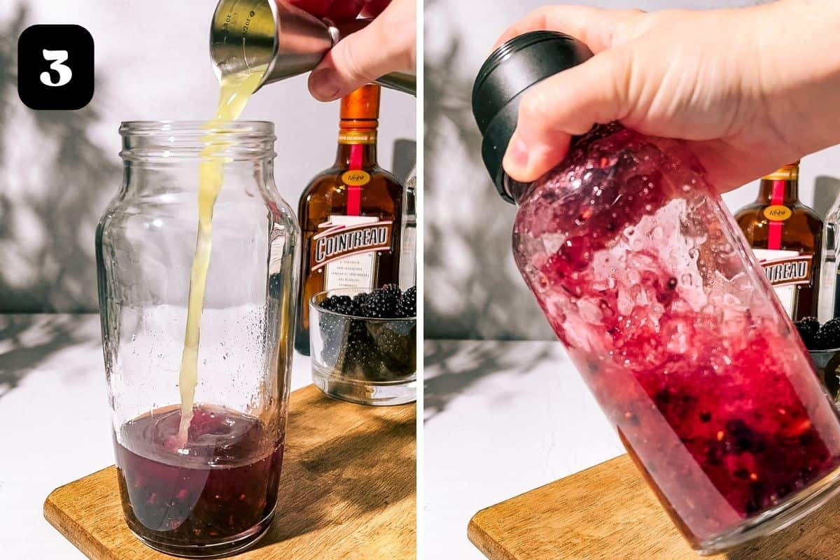 Easy Blackberry Martini Cocktail - A Grateful Meal