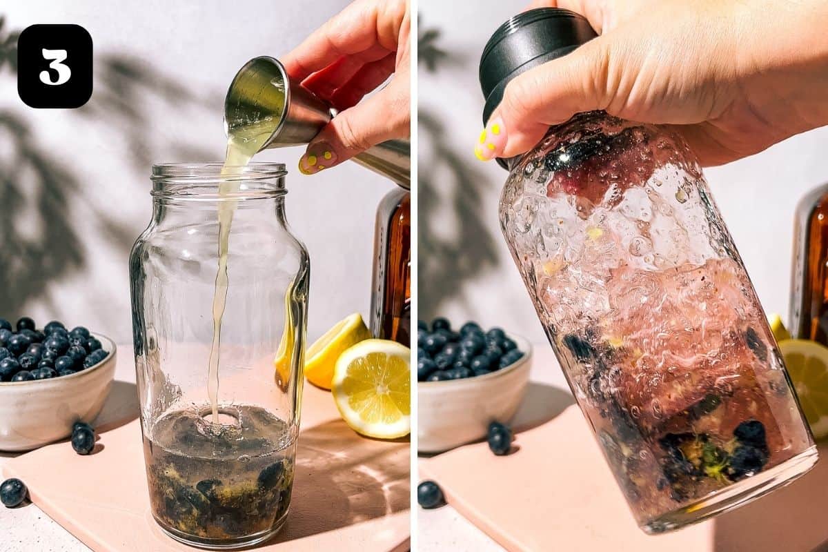 Blueberry Martini - A Grateful Meal