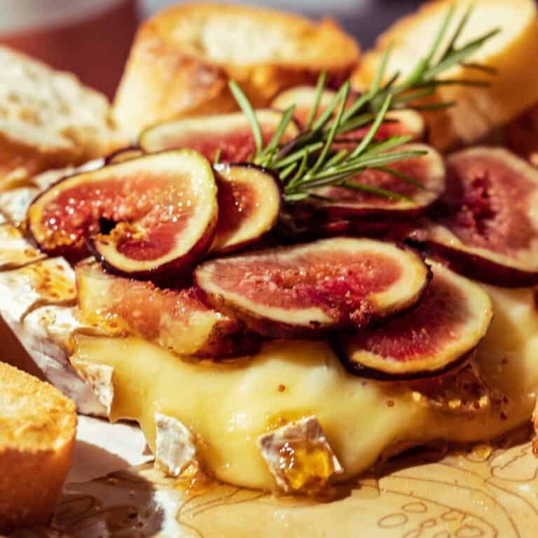 Baked Brie with Fig Jam Recipe - A Grateful Meal